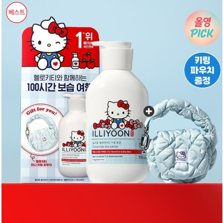 [100 hours moisturizing] ILLIYOON Ceramide Ato Lotion 600ml ( + Hello ...