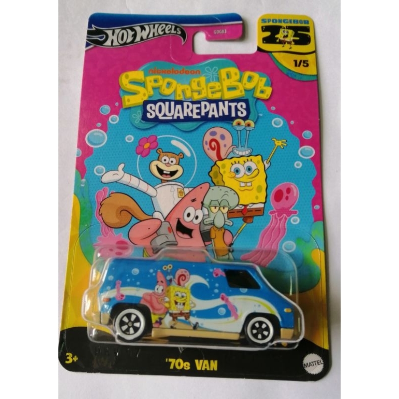 Hotwheels SpongeBob SquarePants 70s Van 2024 Edisi (Protector Percuma ...