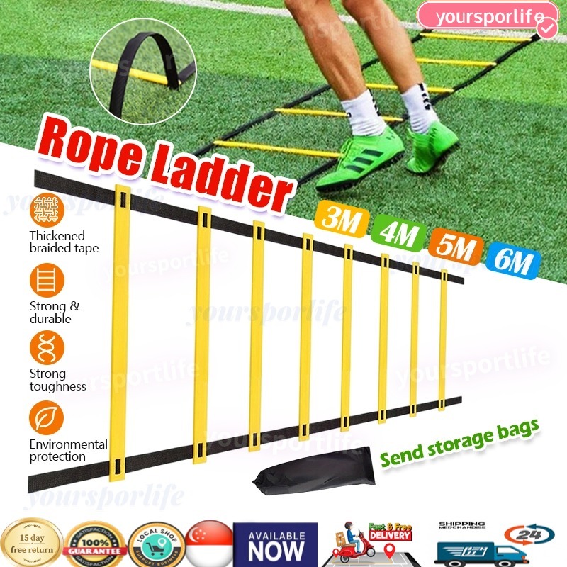 (Free Bag) Ladder Training Agility Ladders Football Training Footstep ...
