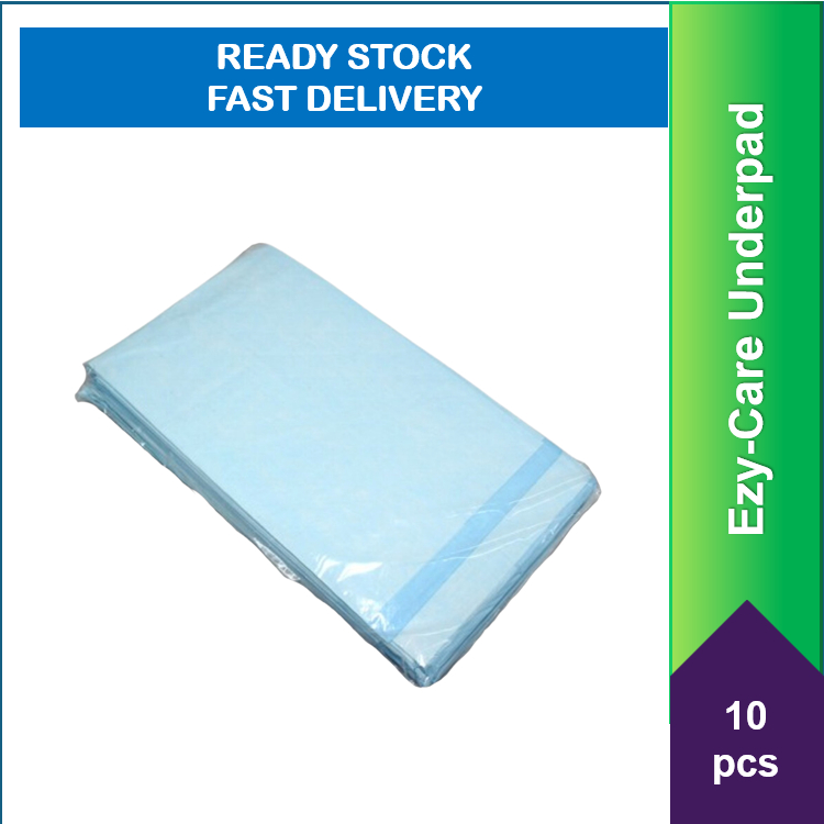 Ezy-Care Underpad 45x60cm (17"x24") 75x75cm (30"x30") Packet (10 pcs) | Shopee Malaysia
