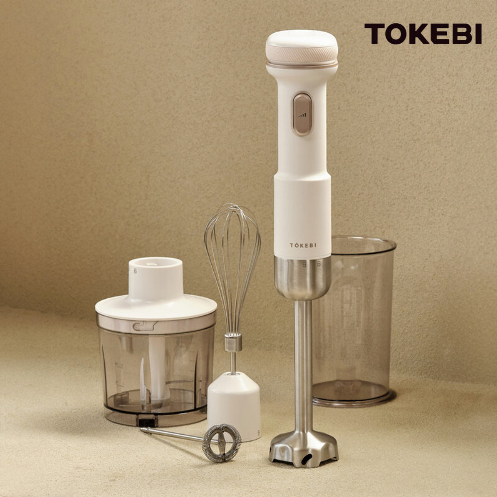 TOKEBI Pairble Cordless Hand Blender, BSH2400, 3-in-1 Multifuction ...