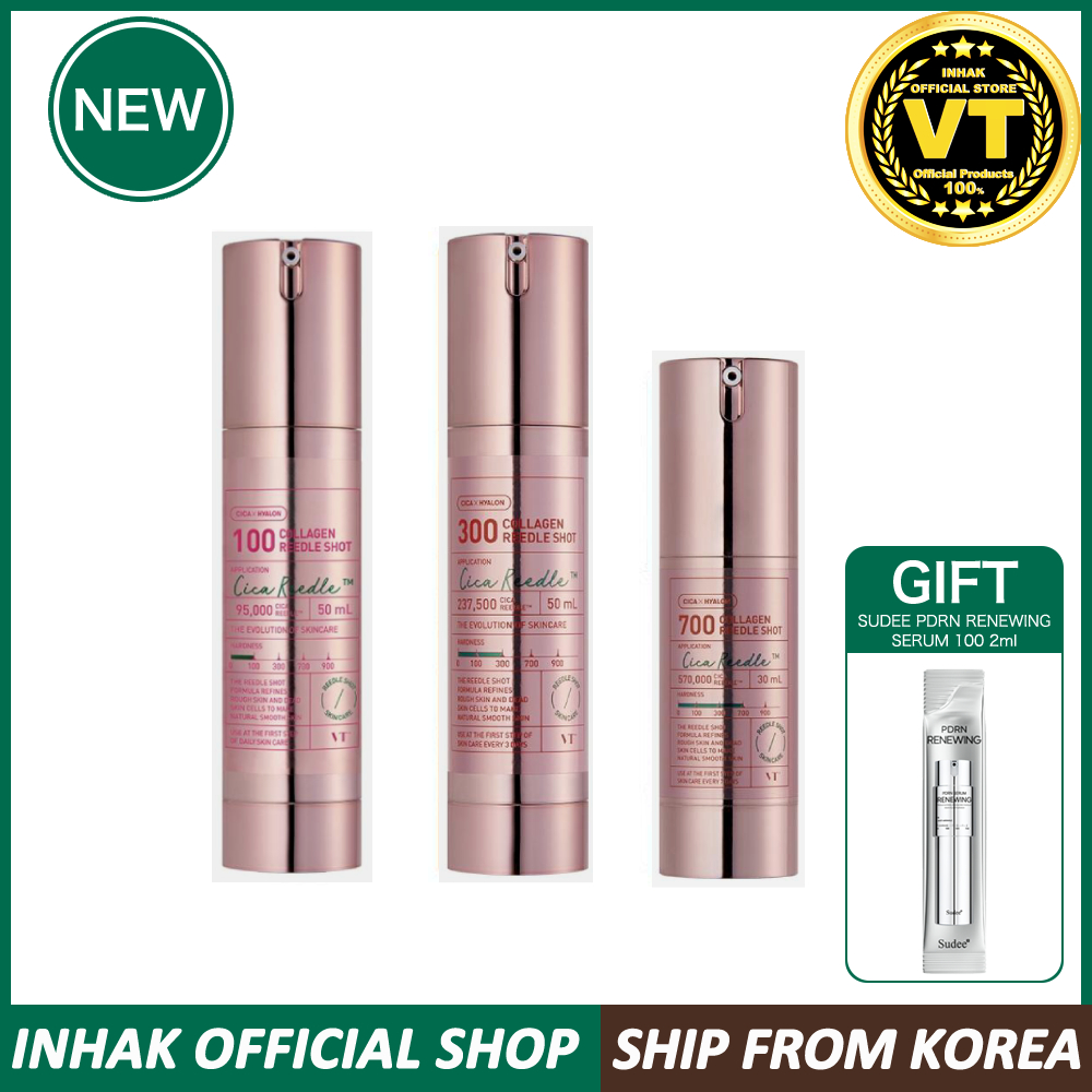 VT Collagen REEDLE SHOT 100/300/700 Elasticity Care, Anti-Aging, Skin Turn-Over Improvement ...