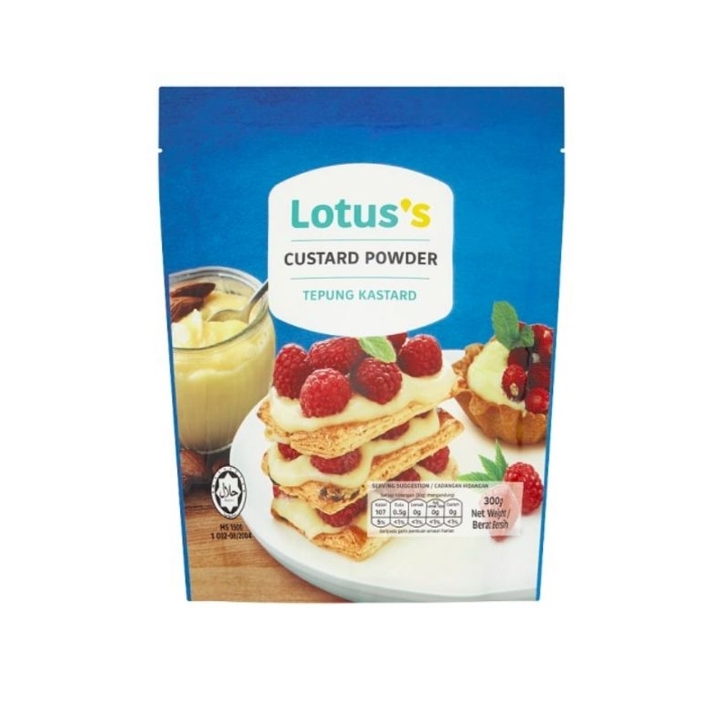 LOTUS Tepung Kastad /Custard Flour 300g | Shopee Malaysia
