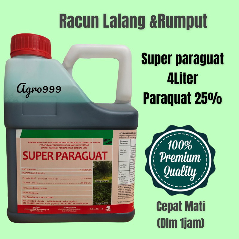 4L Racun sentuh 25%|Racun Lalang&rumput |Ready stock | Shopee Malaysia