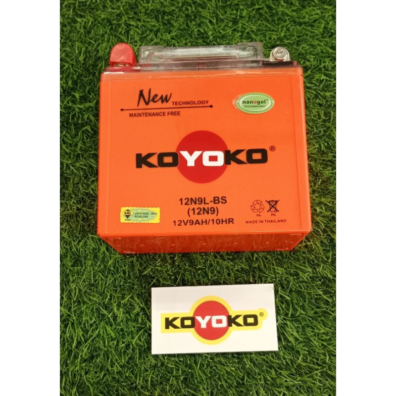 Koyoko 12N9 NanoGel Technology battery for Modenas Jaguh ( 1pcs ...