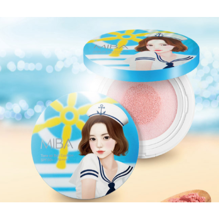 MIBA Calamine Tone Up Sun Cushion SPF50+ PA++++ 24g | Shopee Malaysia