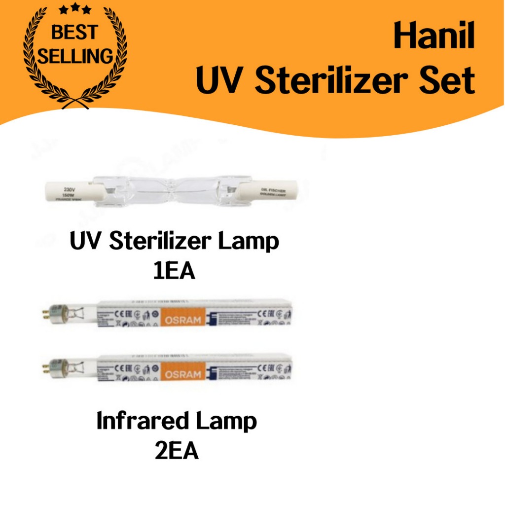 Sterilizer Running Efficiently with Replacement Parts Set - UV Lamps ...