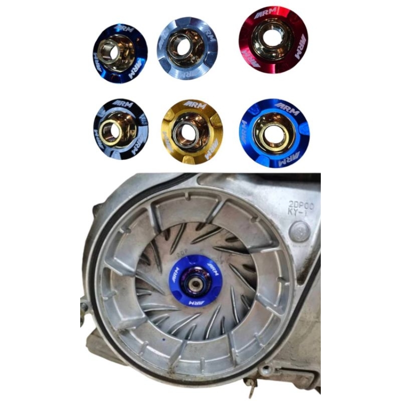 YAMAHA NVX V1 NVX V2 NMAX V1 NMAX V2 FRONT PULLEY NUT PULLEY DEPAN NUT & WASHER SET NVX V1-V2 ...