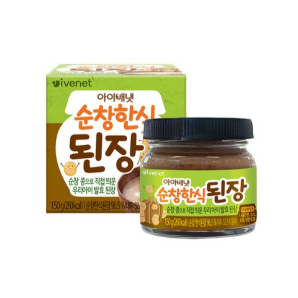 [IVENET] Korean Soybean Paste, Baby Soybean Paste, Fermented Food, 150 ...