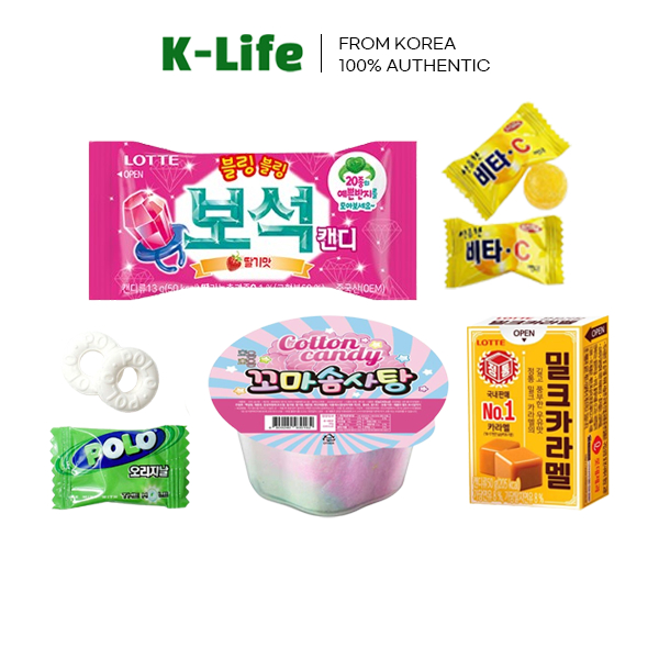 Korean Sweet Snacks Series｜Little Cotton Candy 4g｜Bling Bling Jewel ...