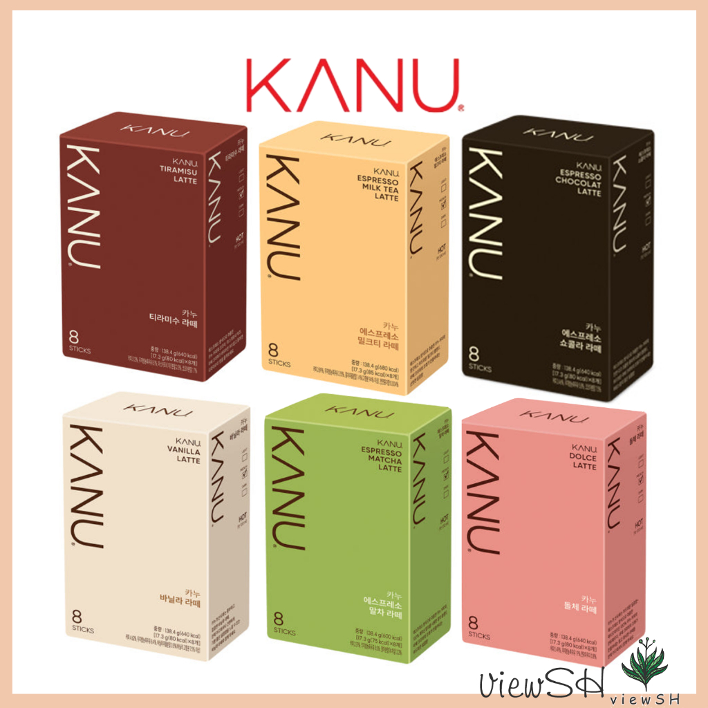 [KANU] Kanu Coffee Latte 8T, 24T (Matcha, Milk Tea, Vanilla, Dolce ...