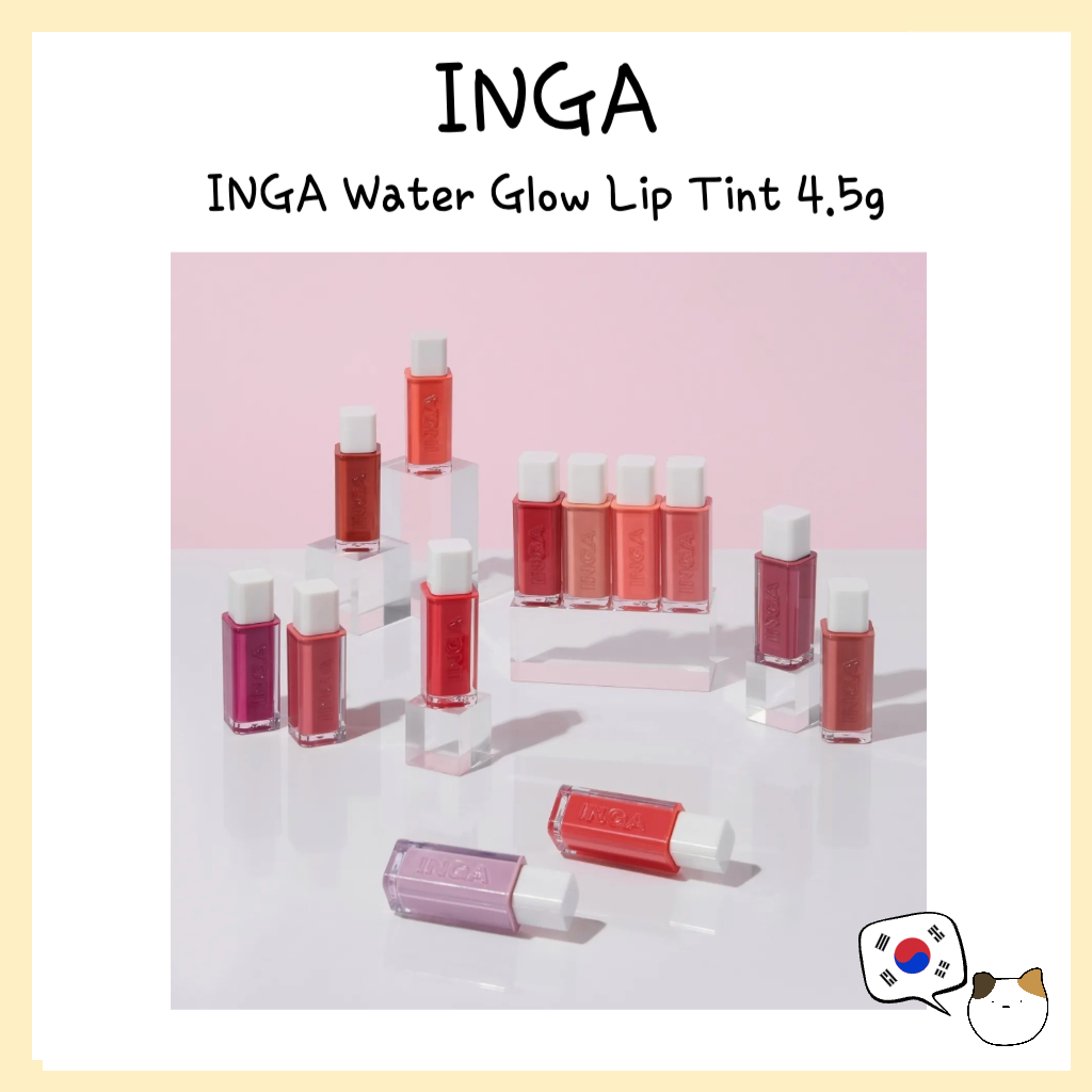 INGA Water Glow Lip Tint (4.5g) (13 colors) - INGA's best product ...