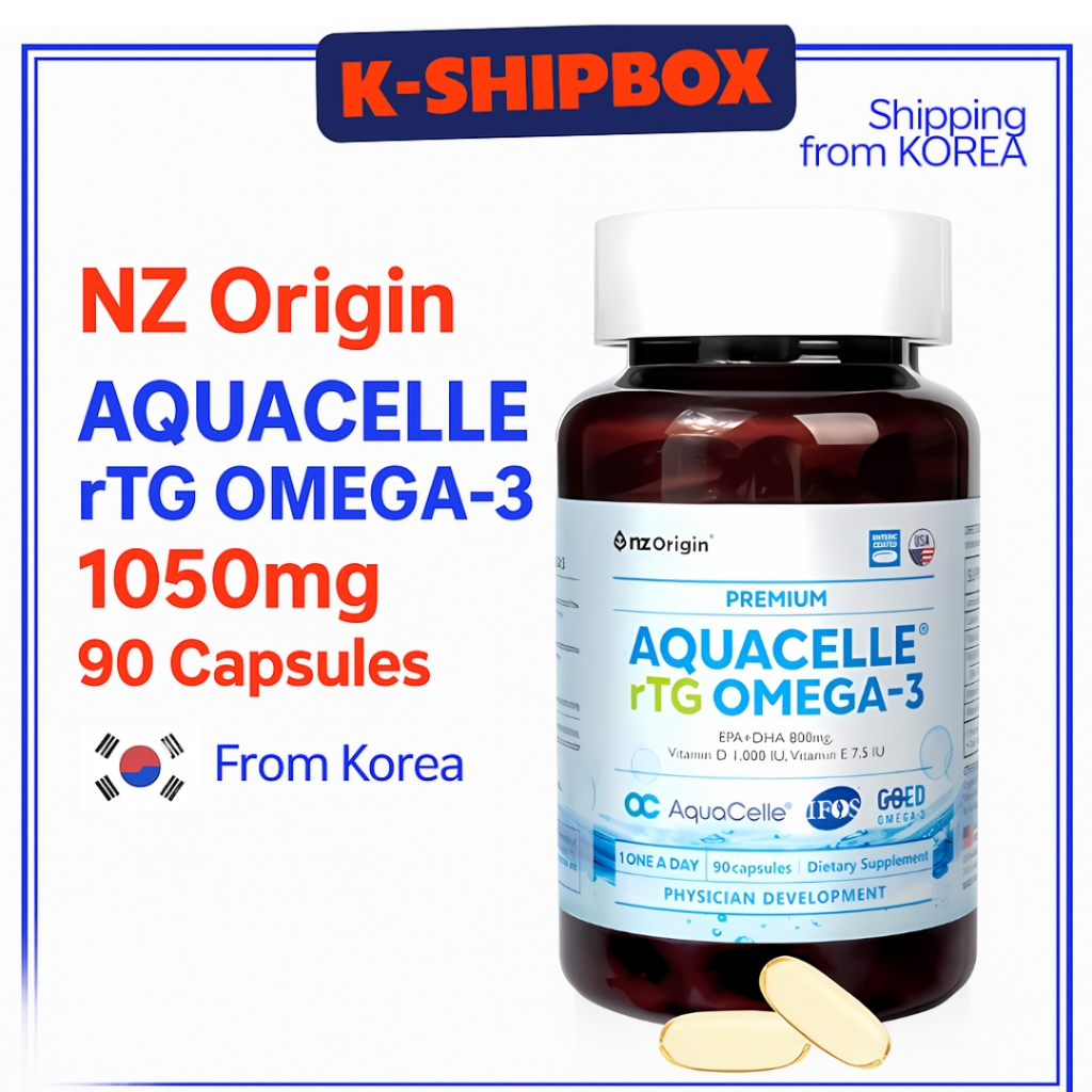 [NZ Origin] Aquacelle rTG Omega-3 1050mg 90 Capsules | Fish Oil ...