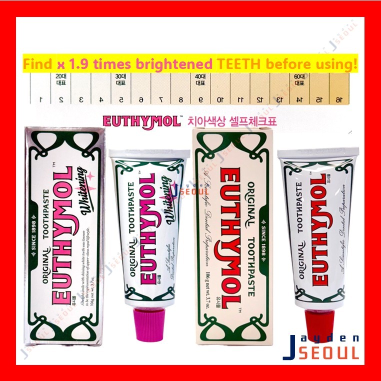EUTHYMOL | Original WHITENING PINK Toothpaste (40g & 106g) | Shopee Malaysia