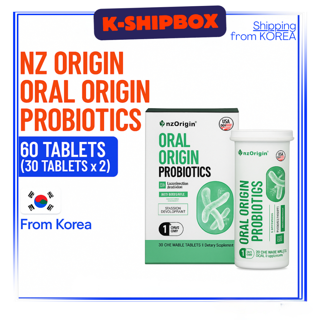 NZ Origin Oral Origin Probiotics 60 Tablets (30 Tablets x 2) | Oral ...