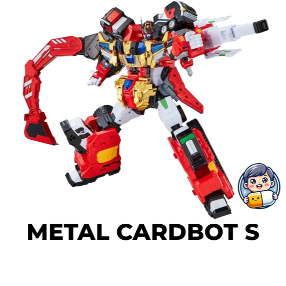 [METAL CARDBOT S] Flame Nova Fire Truck Helicopter Forklift Robot ...