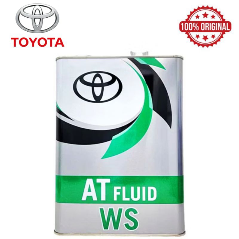 TOYOTA WS ATF Gear Oil (4L) Yaris Vios Altis Camry Alphard Innova Prius ...