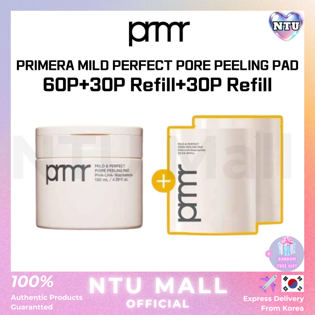 [PRMR] PRIMERA MILD PERFECT PORE PEELING PAD 60P+60P | Shopee Malaysia