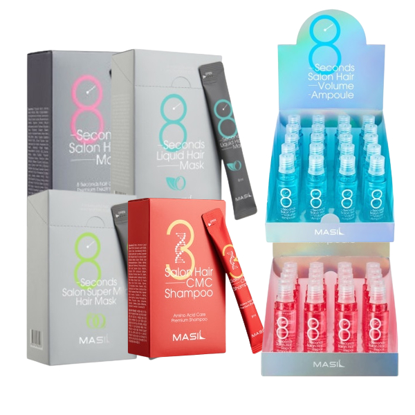[MASIL] 8 Seconds Hair Mask Stick Pouch 8ml*20PCS (Salon, Liquid, Salon Super Mild) | Shopee ...