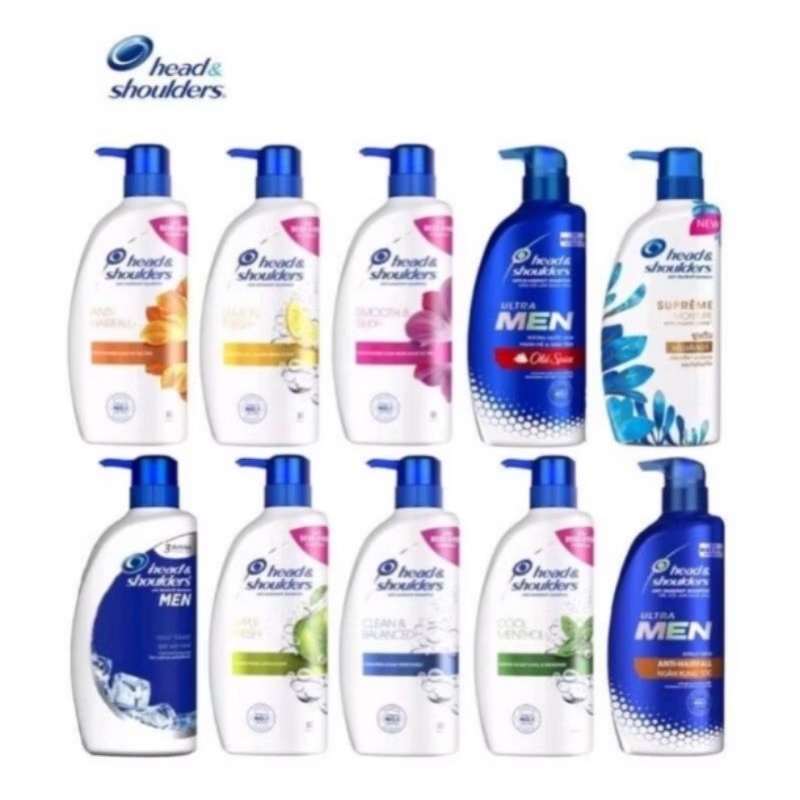 Head and Shoulders Ultra Men Cool Menthol Anti-Dandruff Men Shampoo ...