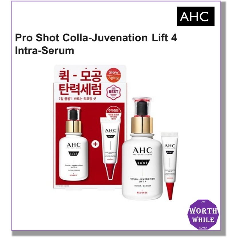 AHC Pro Shot Colla-Juvenation Lift 4 Intra-Serum 40ml + Eye Cream 10ml | Shopee Malaysia