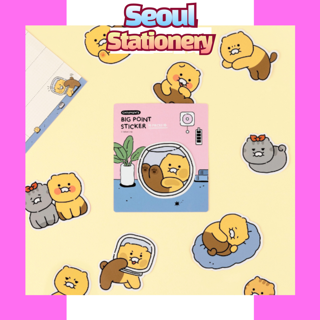 (Diary stickers)[Korea Shipping] Choonsik Ordinary Big Point Removable ...
