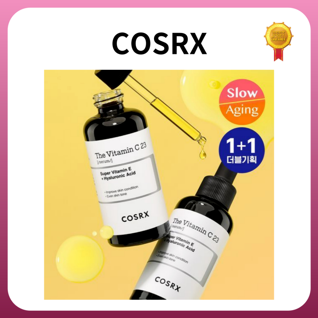 COSRX The Vitamin C 23 Serum 20g Double Set | Shopee Malaysia