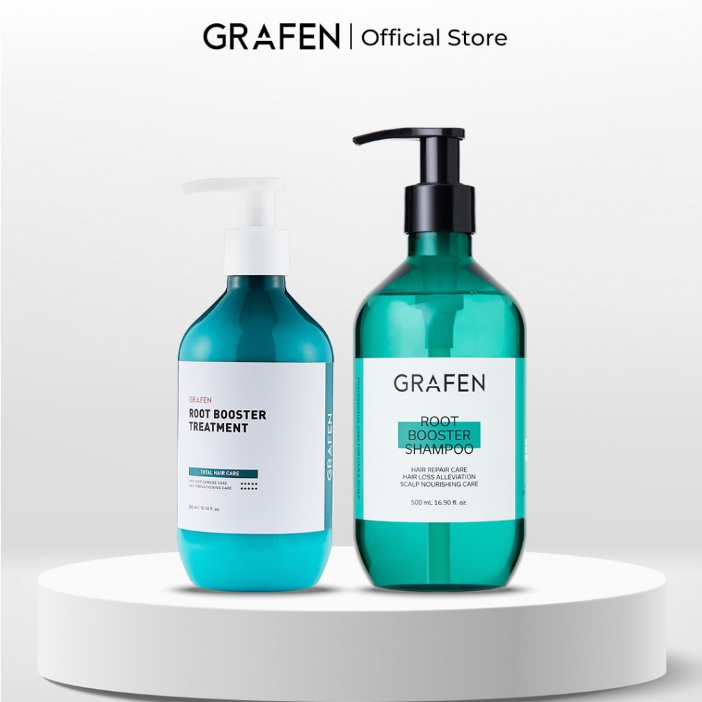 [GRAFEN] Root Booster Shampoo + Treatment [Damaged Hair Bonding Care ...