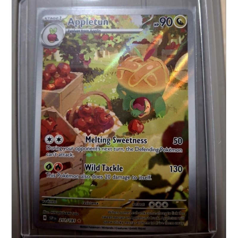 Pokemon TCG- Appletun (IR)- 211/191 [ Surging Sparks] | Shopee Malaysia