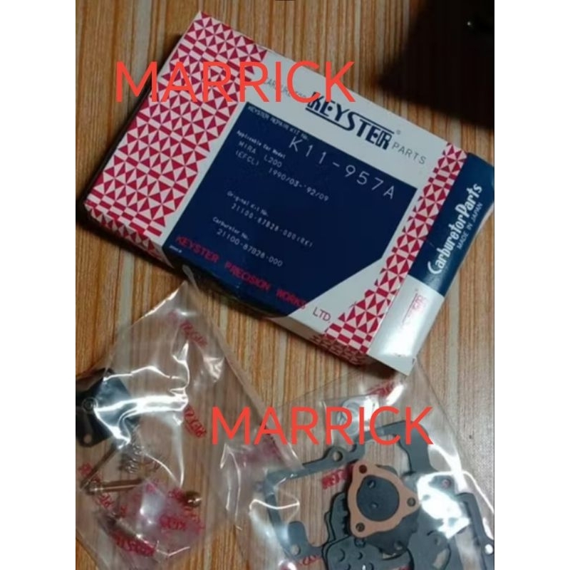 Perodua Kancil 850 carburetor repair kit Keyster Japan | Shopee Malaysia