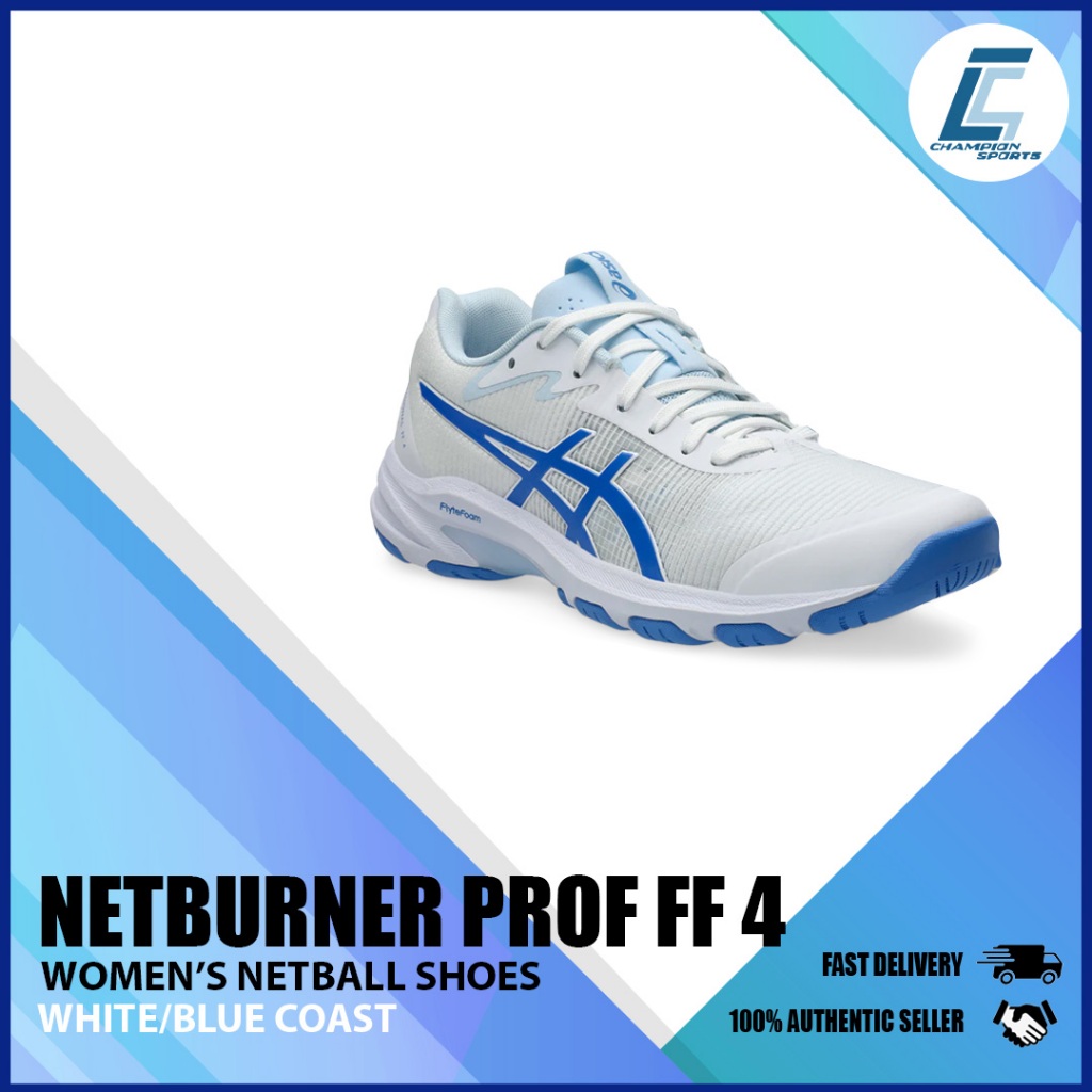Asics Womens Netburner Prof FF4 Netball Shoes (1072A097-104) | Shopee ...