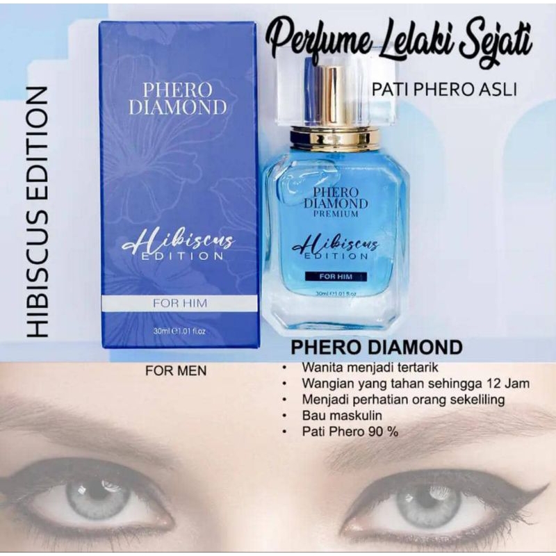 NEW PERFUME PHERO DIAMOND FOR MEN🌹HIBISCUS EDITION 30ML🌹 | Shopee Malaysia