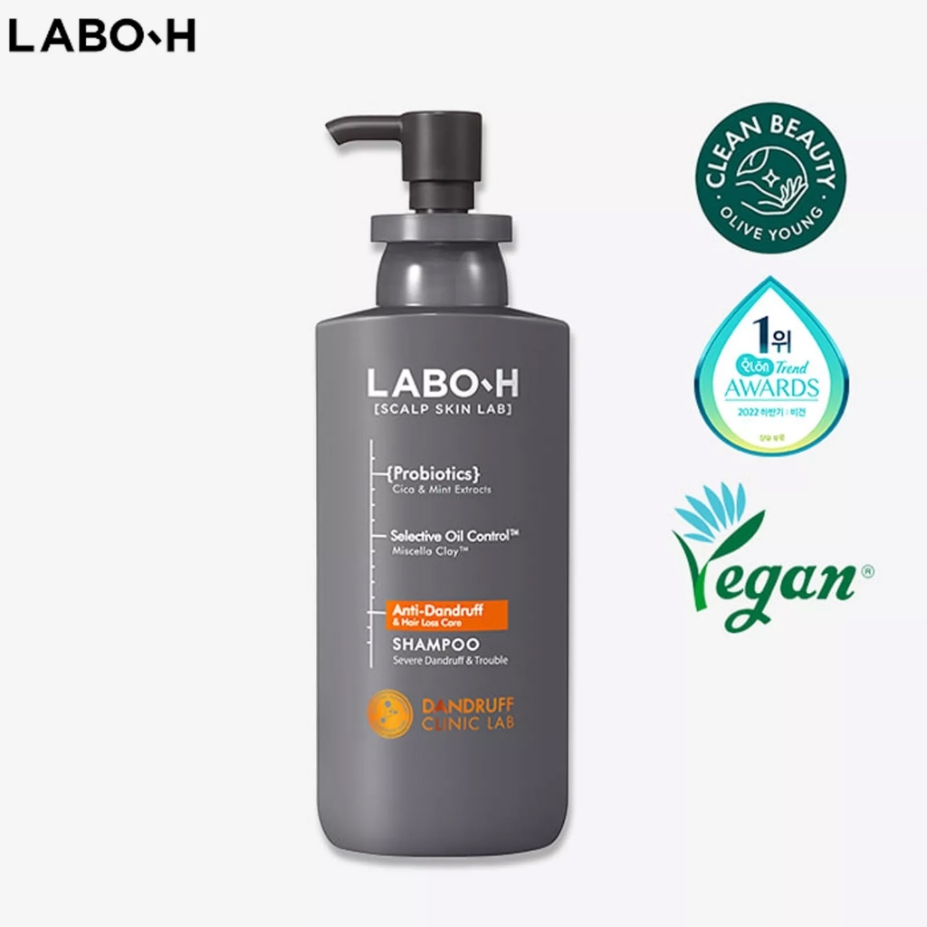 LABO-H Scalp Skincare Lab Hair Loss Care Shampoo Dandruff Clinic & Trouble 400ml | Shopee Malaysia