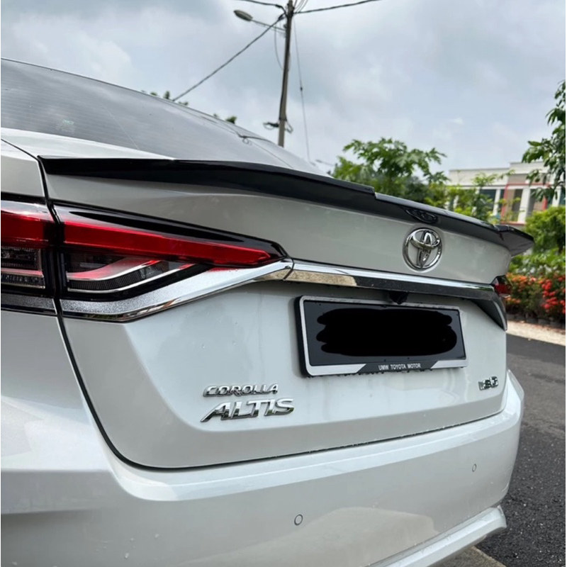 Toyota Corolla Altis 2020-2024 duck tail spoiler no paint | Shopee Malaysia