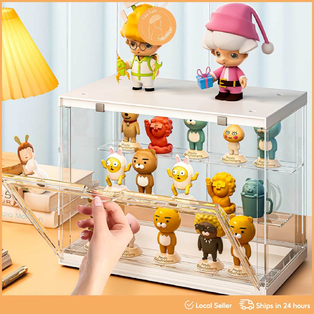 Popmart Display Rack Blind Box Storage Display Box Figurine Transparent ...