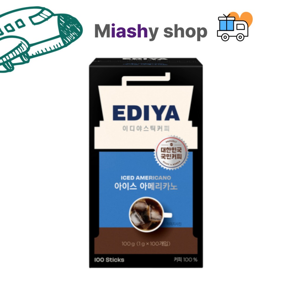 Ediya Iced Americano Stick Coffee, 1g x 100 Packs, 1 Pack | Shopee Malaysia