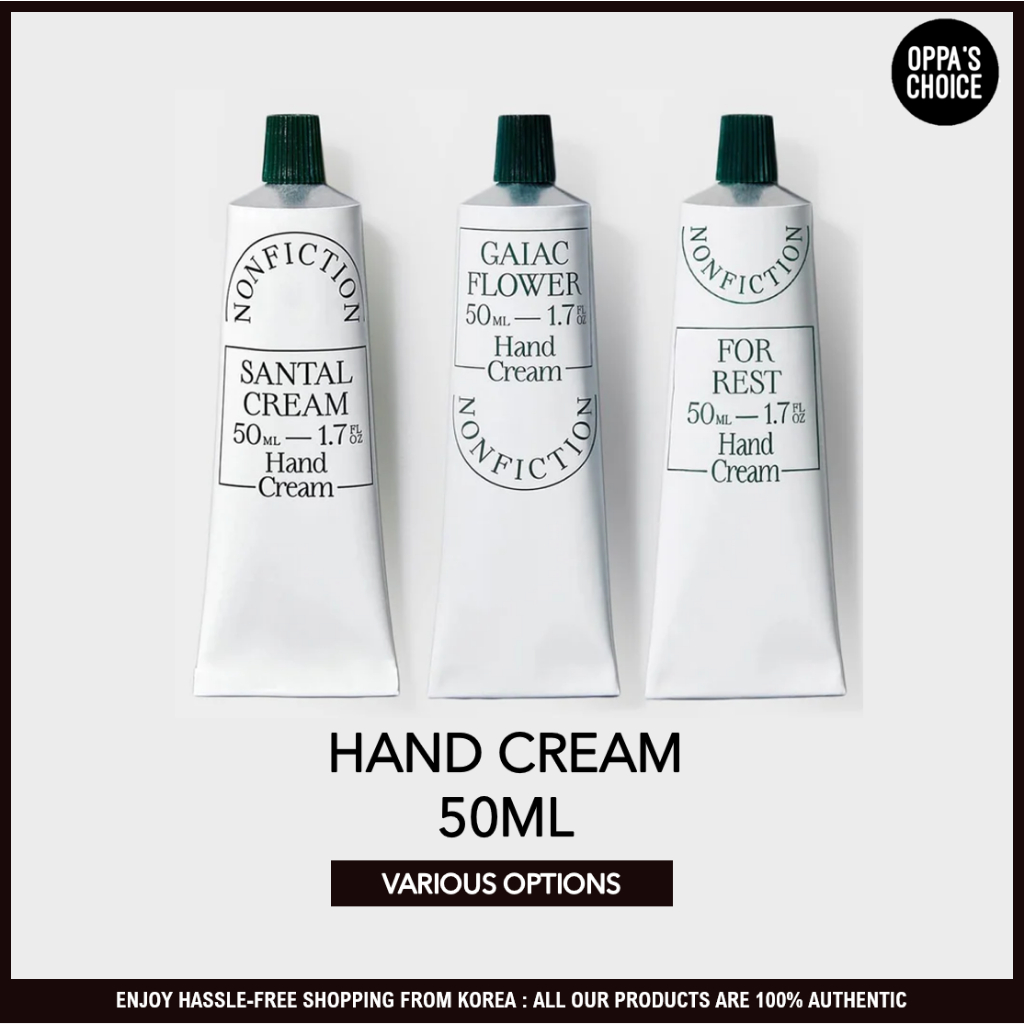 NONFICTION HAND CREAM 50ml (6 TYPE) | Shopee Malaysia