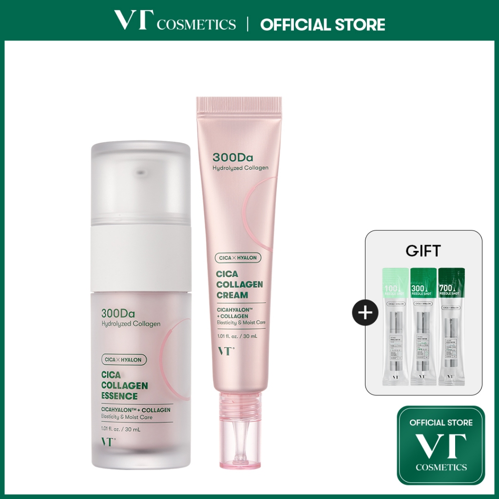 [VT COSMETICS] CICA Collagen essence 30ml Cream 30ml Skin Elasticity ...