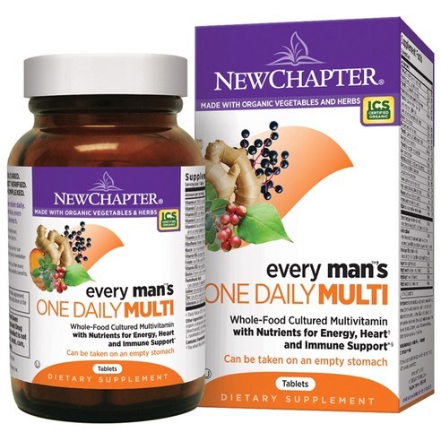 New Chapter Every Man’s One Daily Multivitamin Tablets, 72 Tablets ...