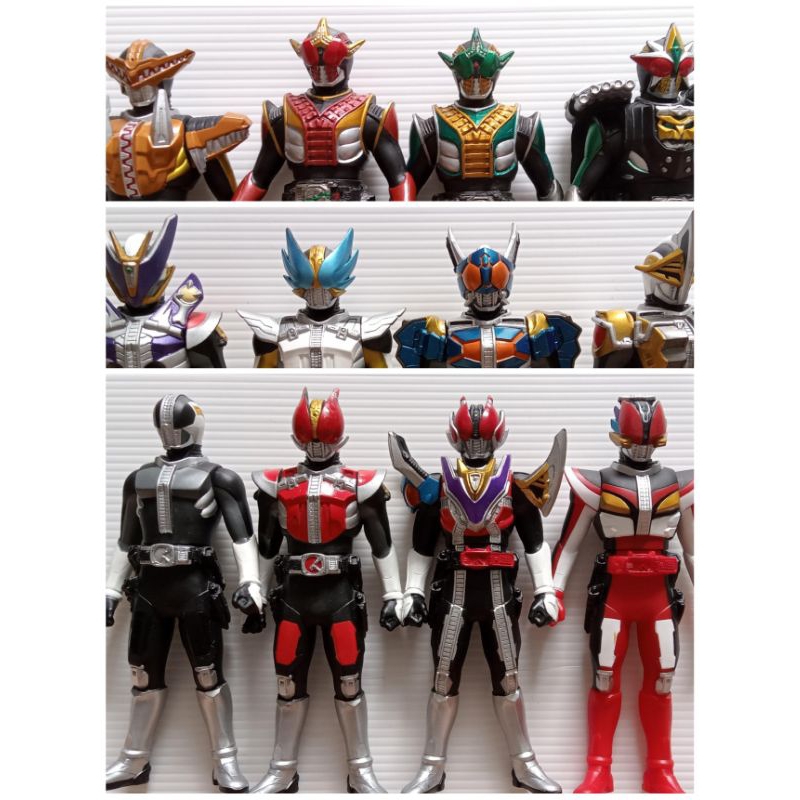 PRELOVED KR Kamen Rider Heisei 6.5 inch Soft Vinyl Sofubi Figure Den-O Rod Ax Gun Zeronos ...