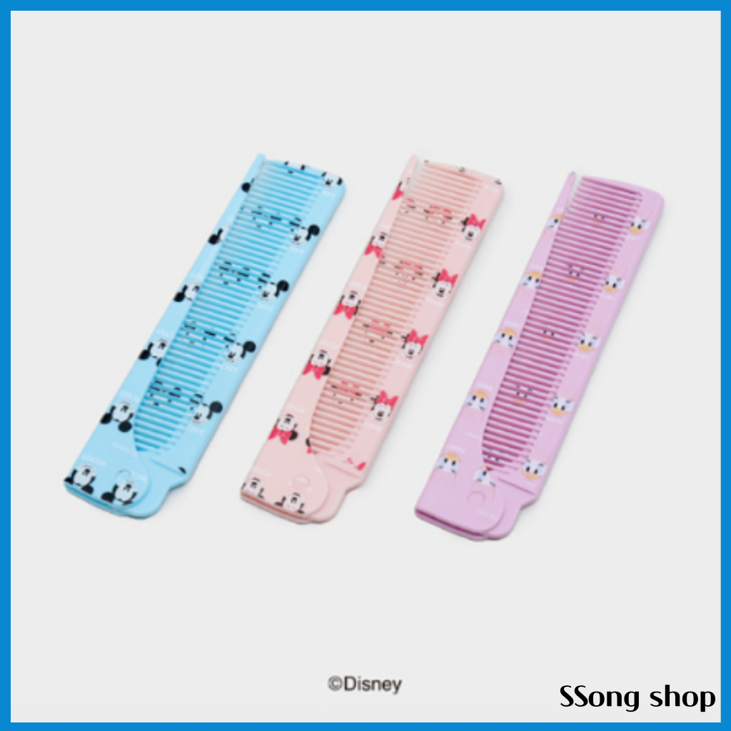 DAISO Korea Disney Mickey Friends Folding Tail Comb | Shopee Malaysia
