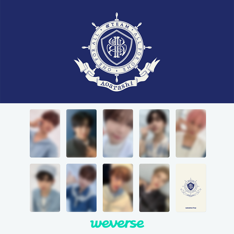 &TEAM 2nd Single Album - Aoarashi [WEVERSE PHOTOCARD] | Shopee Malaysia