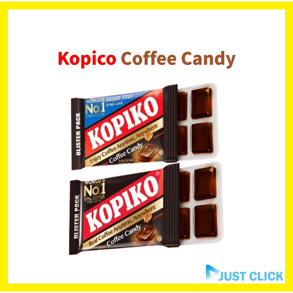 Kopico Coffee Candy Sugar free Blister pocket pack(32g) | Shopee Malaysia