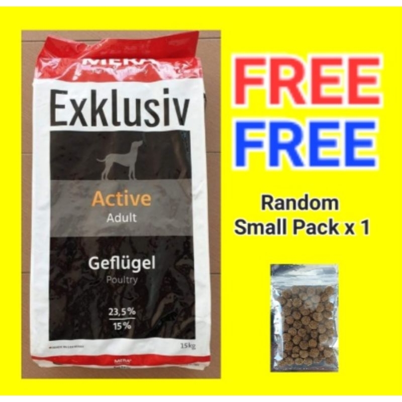 Exp:2026 June / 15kg Mera Exklusiv Active Adult Poultry Meradog ...