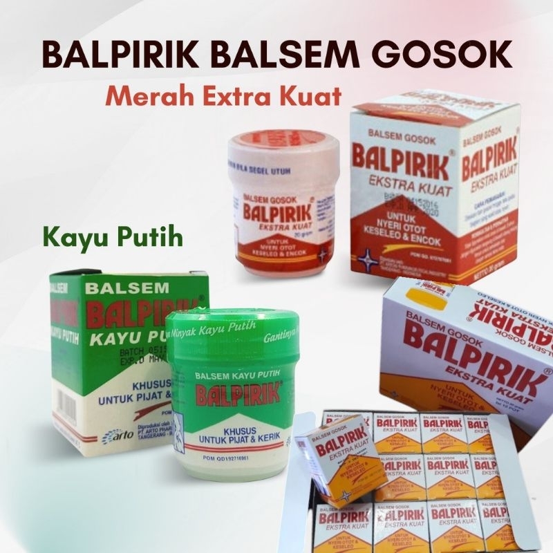 Balsem Gosok Balpirik Exstra Kuat 20g | Shopee Malaysia