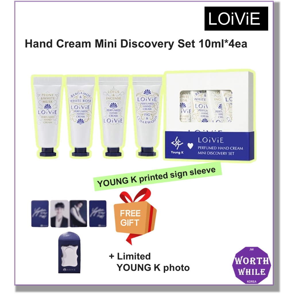 [DAY6 YOUNG K photo]LOiViE Hand Cream Mini Discovery Set 10ml*4ea | Shopee Malaysia