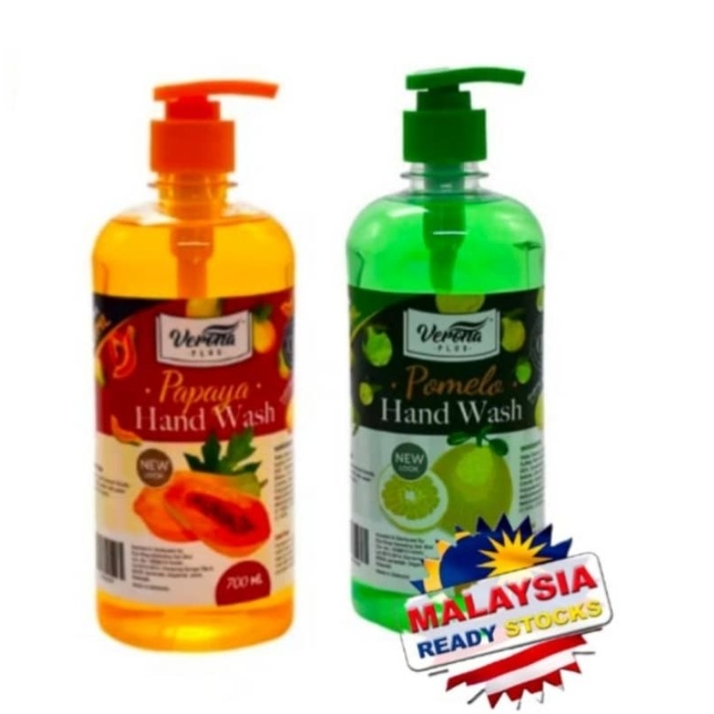VERONA PLUS Hand Wash Liquid pomelo | Papaya 700ml | Shopee Malaysia