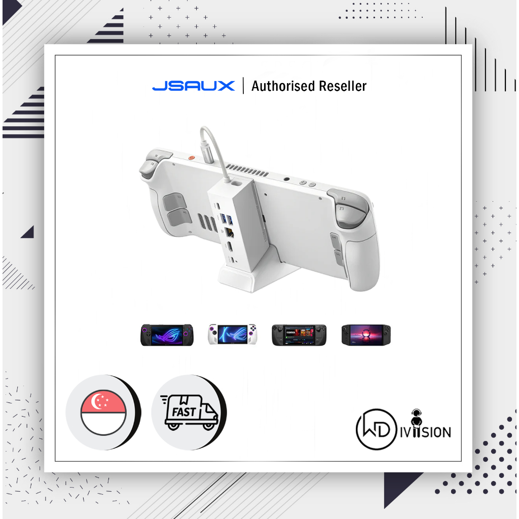 Official JSAUX 6-in-1 Multifunctional Docking Station Dock Valve Steam ...