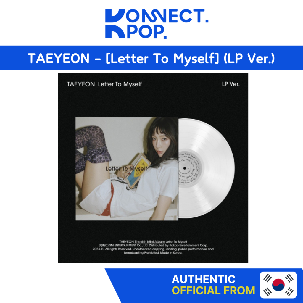 (LP Ver)TAEYEON - 6th mini album [ Letter To Myself ] | Shopee Malaysia