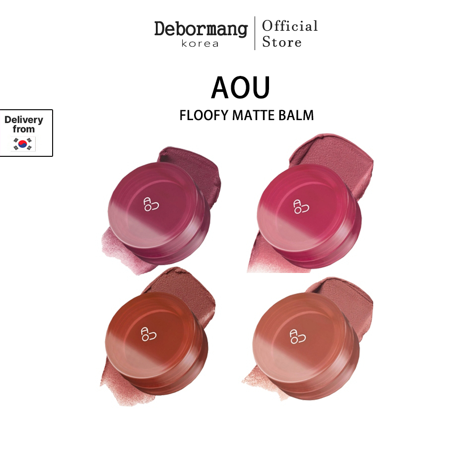 AOU Floofy Matte lip Balm (10colors) 4.5g | Shopee Malaysia